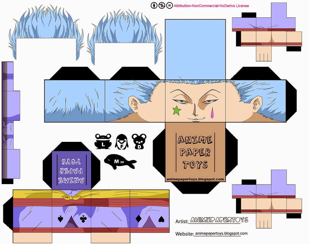 Hyosoka - Hunter x Hunter Danbo - Paper Craft World