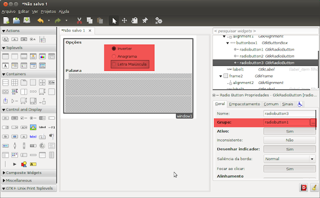 Source Code: Radio Buttons com Glade e PyGObject