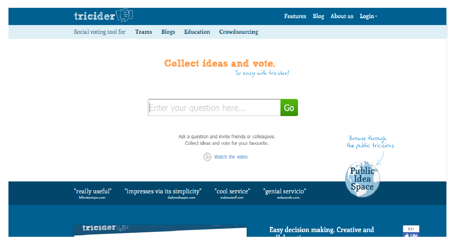 SP 8 Chełm Aktywna tablica: Tricider