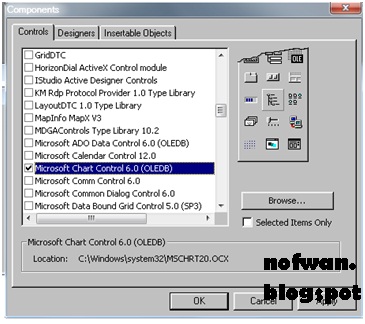 Tutorial Visual Basic 6.0 Membuat Grafik Chart - nofwan