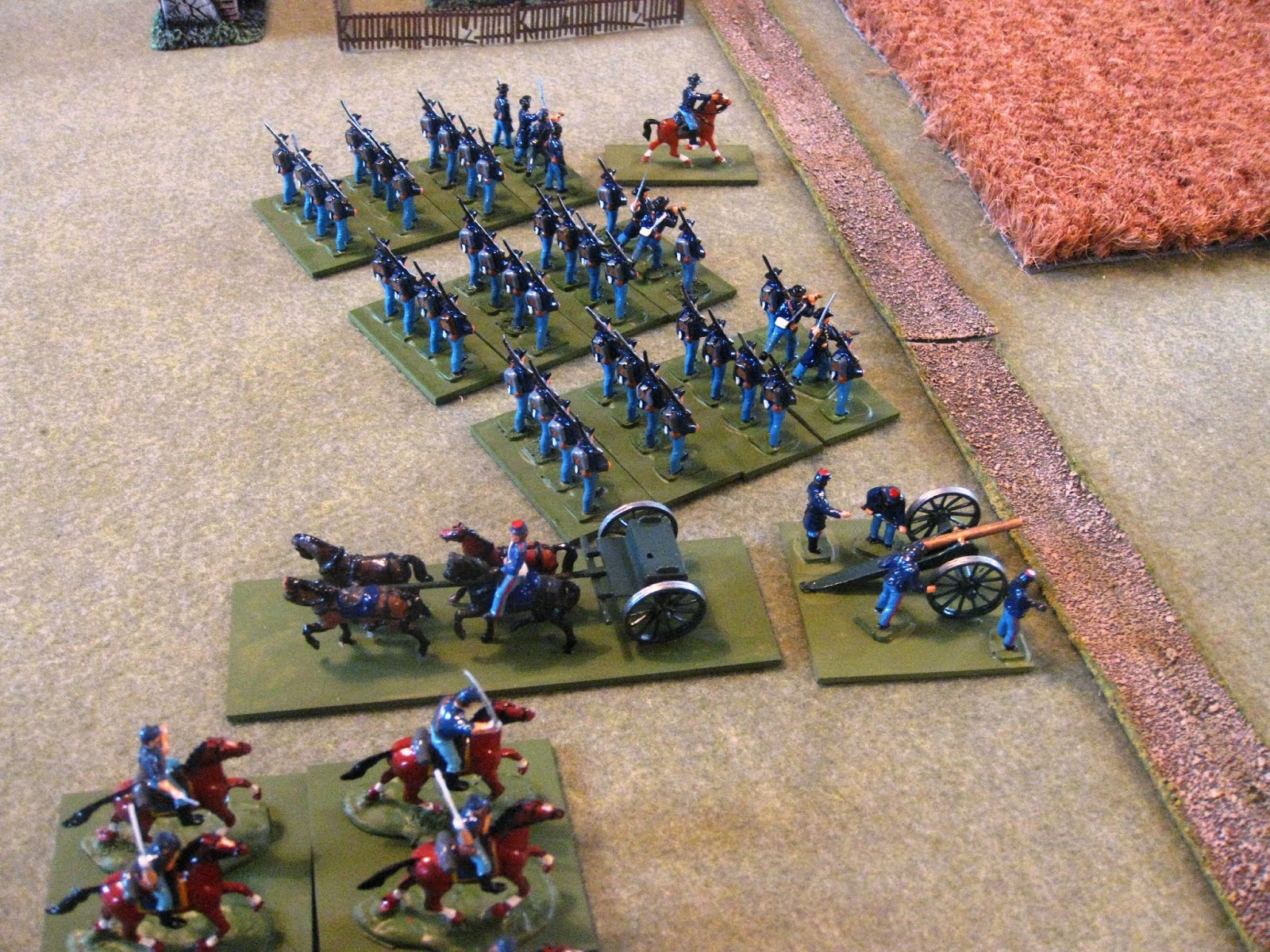 20mm Crimean War Wargaming and Other Stuff: Back to Basics ACW Game Part 1