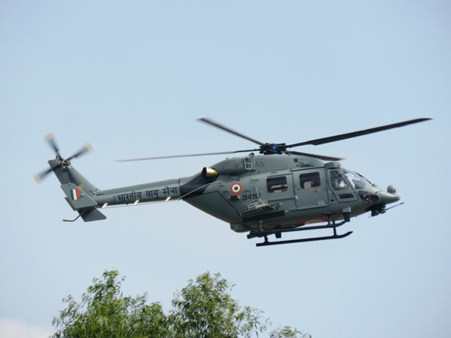TURQUOISE CHILL: IAF Rudra Helicopter