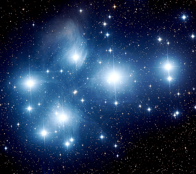 Pleiades Star Cluster Wallpaper