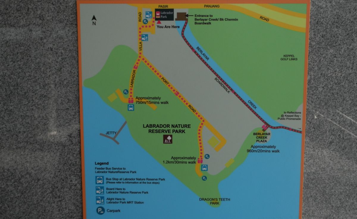 Fahrenheit minus 459 ( absolute zero): Berlayer / Bukit Chermin Broadwalk