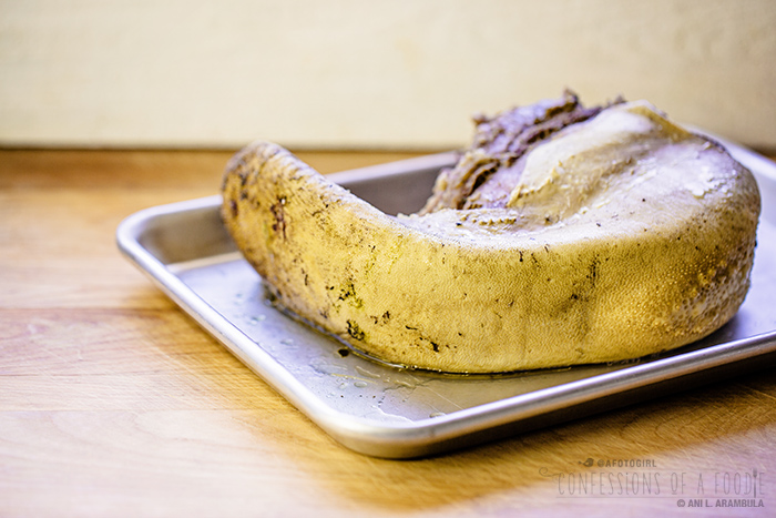 How to cook beef tongue, Part 1: Chile Colorado Lengua Tortas