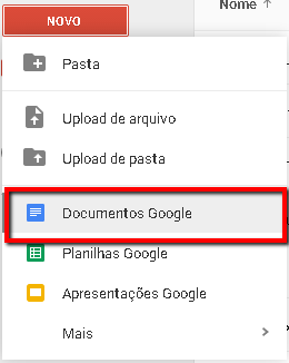 Criar Documento de Texto no Google Docs / Google Drive e Compartilhar
