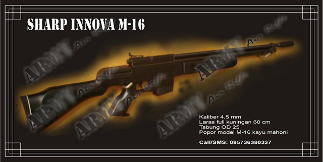 Senapan Angin Gejluk Army I Terbaik Murah Bergaransi: Sharp innova M-16