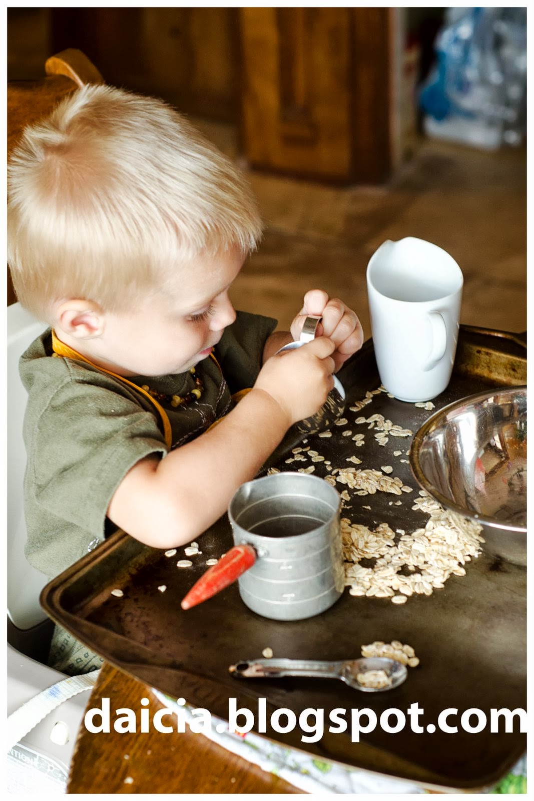 Teach Your Children Well: Oats Sensory Play