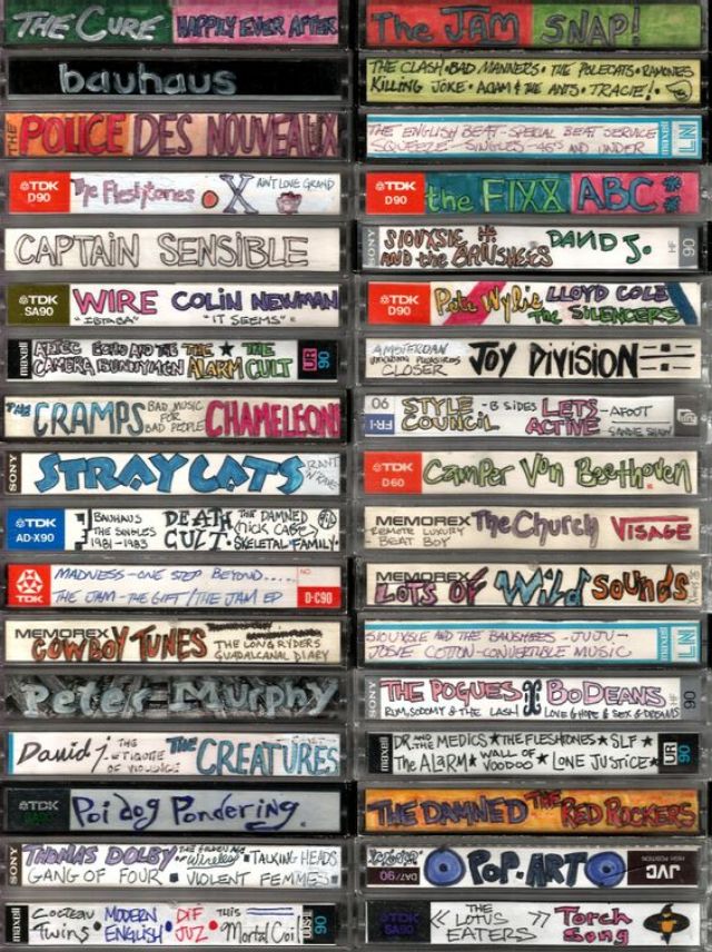 The Lost Art of Cassette Design ~ Vintage Everyday