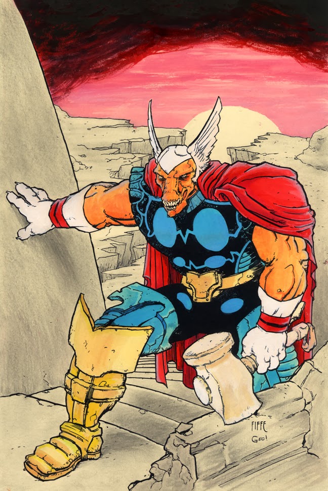 Marvel Comics of the 1980s: Beta Ray Bill by Michel Fiffe