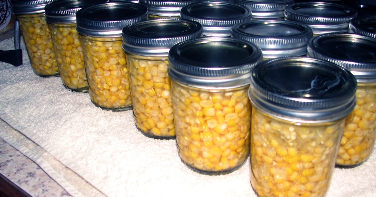 FOOD PRESERVING: PRESSURE CANNED CORN