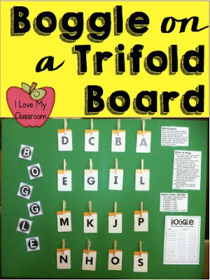 I Love My Classroom: Boggle Game