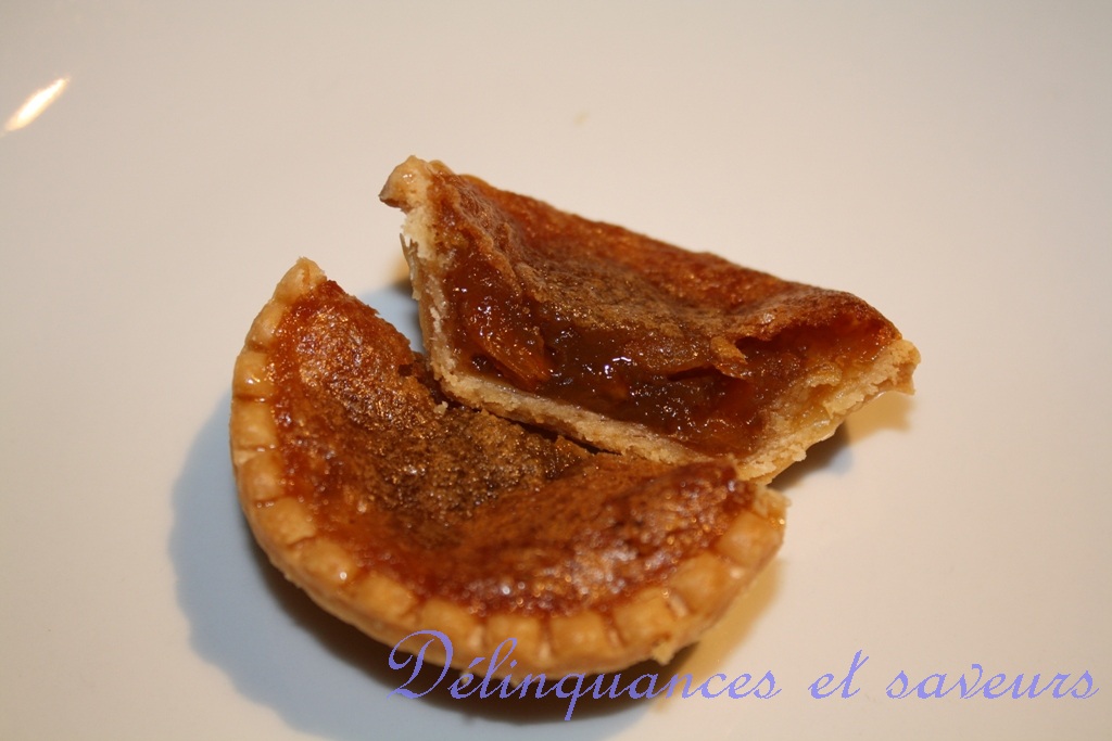 Délinquances et saveurs: Tartelettes beurre et raisins