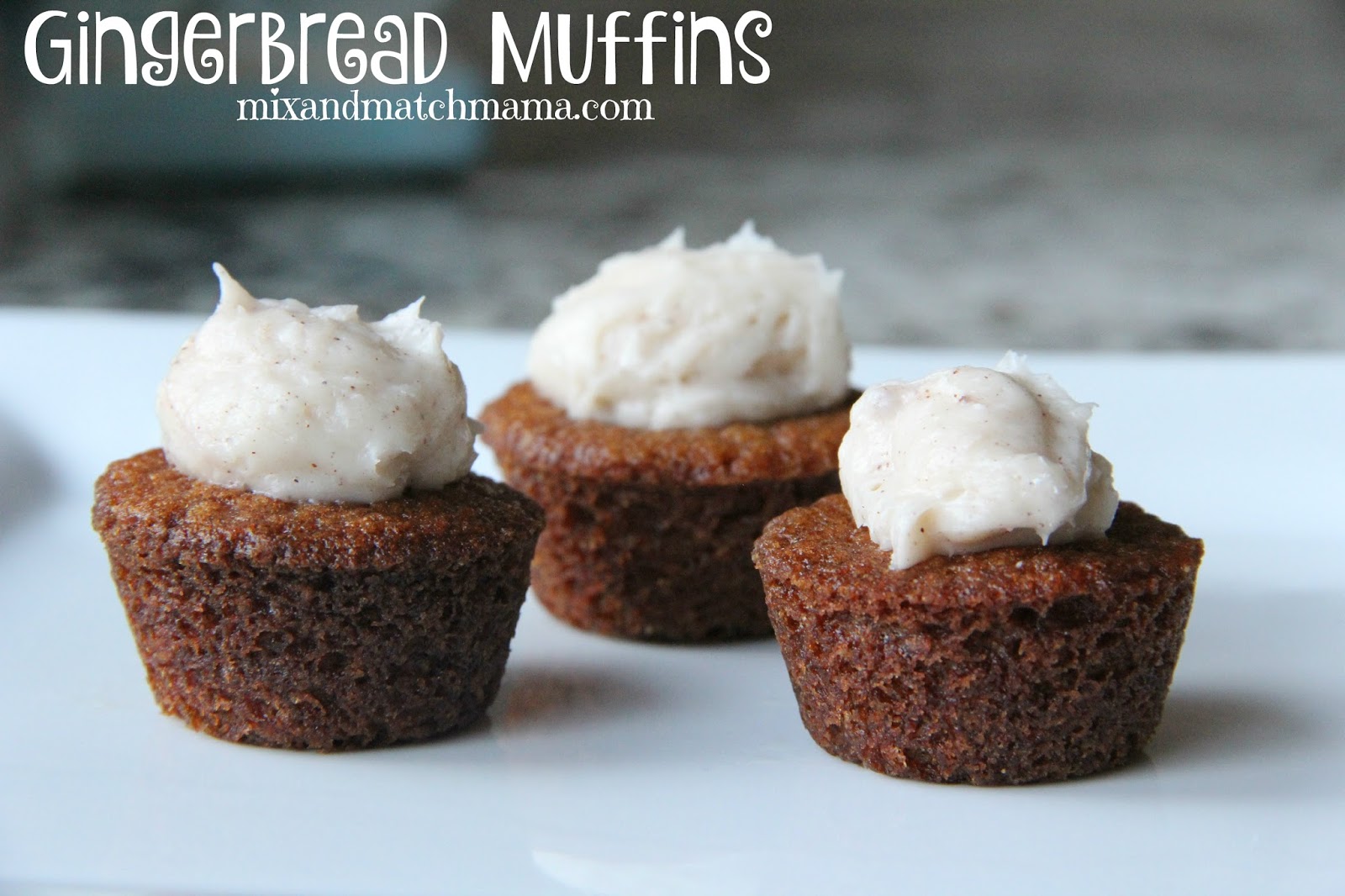 Gingerbread Muffins Recipe | Mix and Match Mama