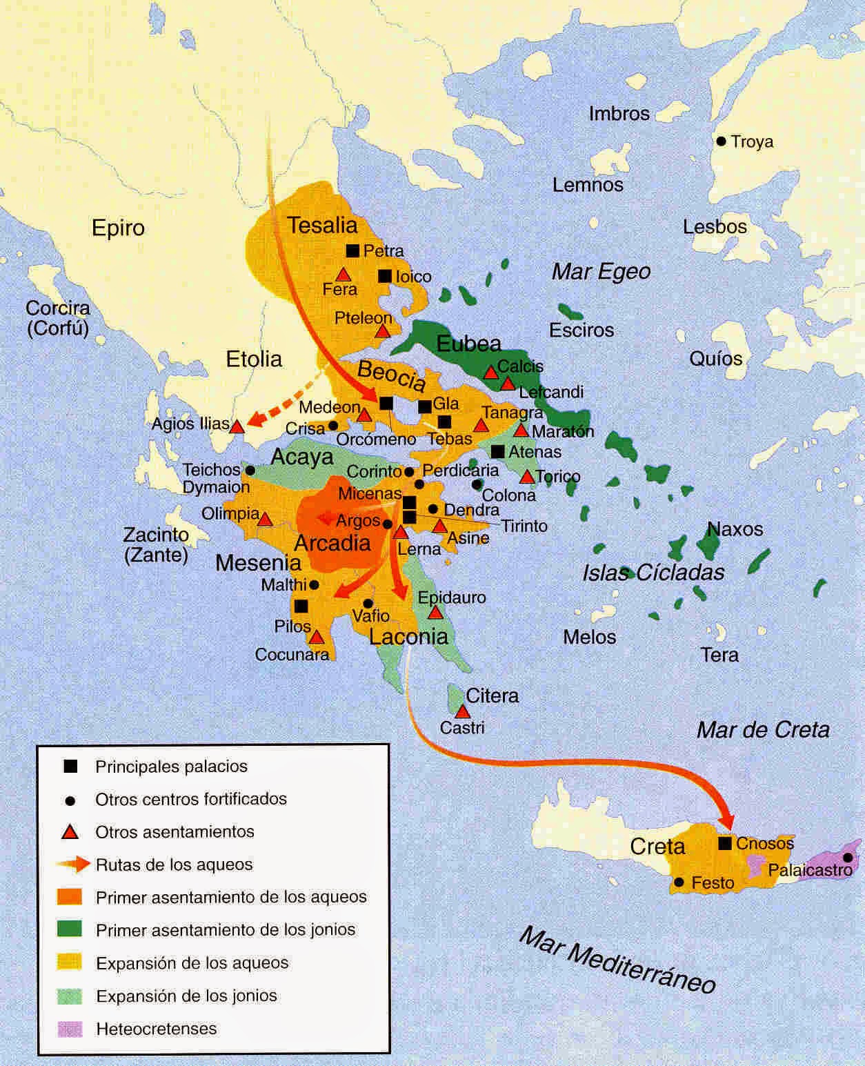 COMENTARIOS DE LA HISTORIA: MONARQUÍAS MICÉNICAS. II