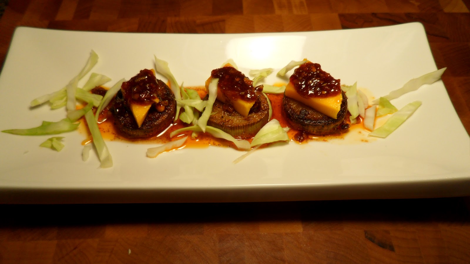Taste Buds: Leek Crisps w/ Lemongrass Chili Reduction