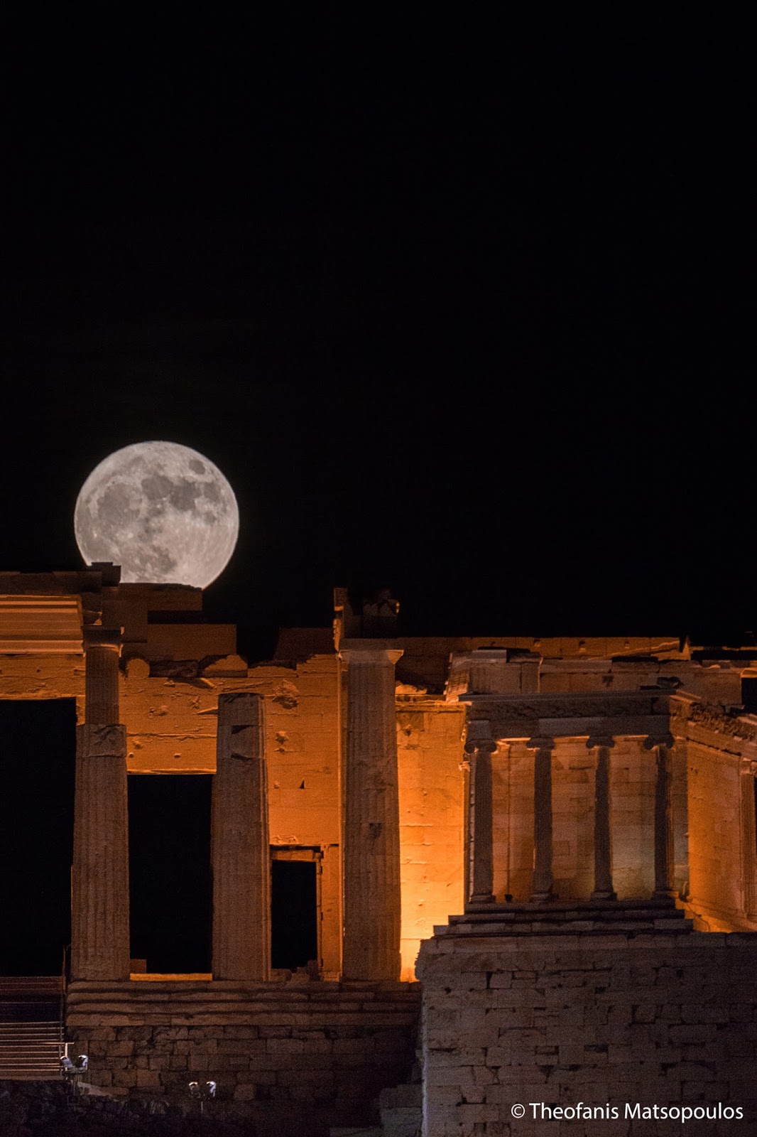 Theofanis N. Matsopoulos : Super Full Moon Over Acropolis 14/11/2016