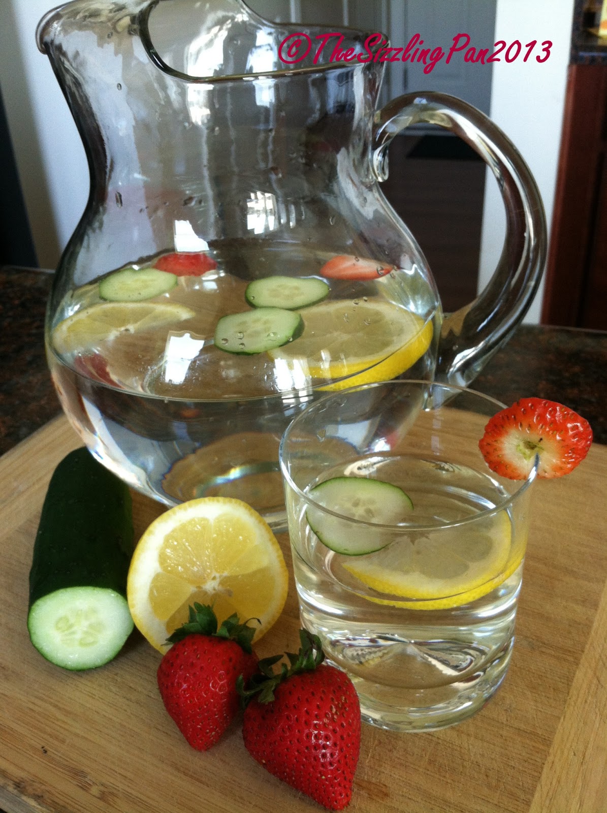 The Sizzling Pan: Refreshing 'Spa' Water!