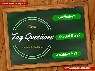 Tag Questions can, may, should, could, might, must & would [6] - iGeek