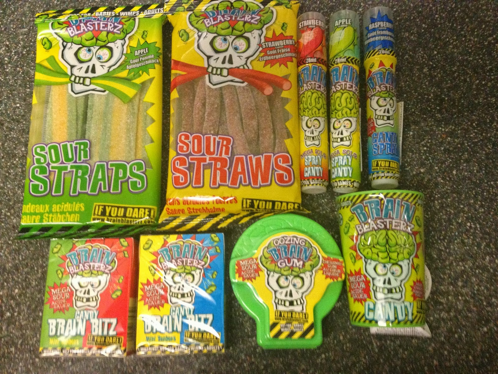 A Review A Day: Today's Review: Brain Blasterz Sour Sweets