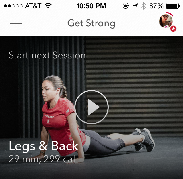 And Other Movie Cliches: Fitness review -- FitStar app