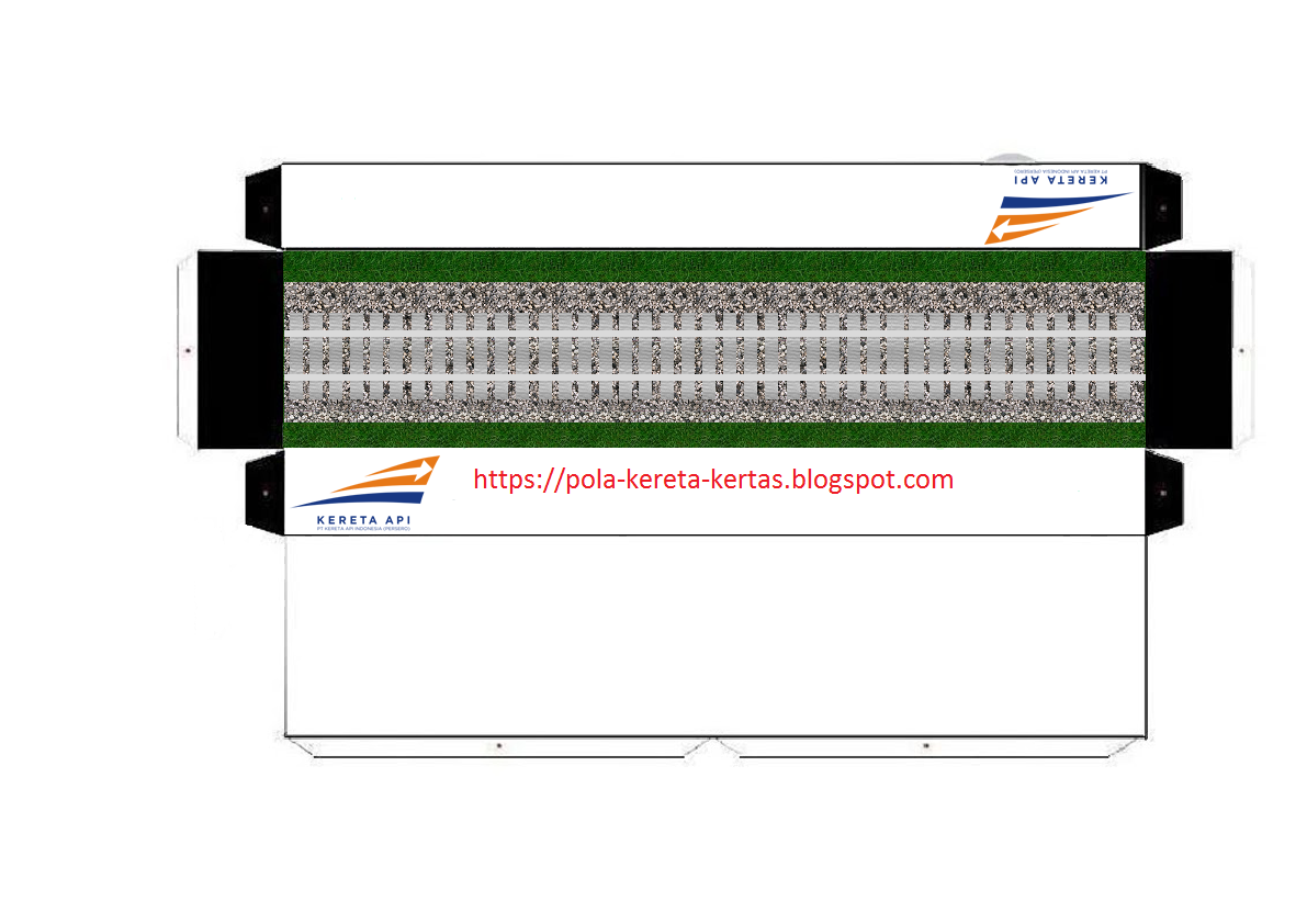 paper craft kereta api indonesia: Paper Craft kereta api indonesia