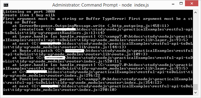Terrapins Sky [node Js][resolved]first Argument Must Be A String Or