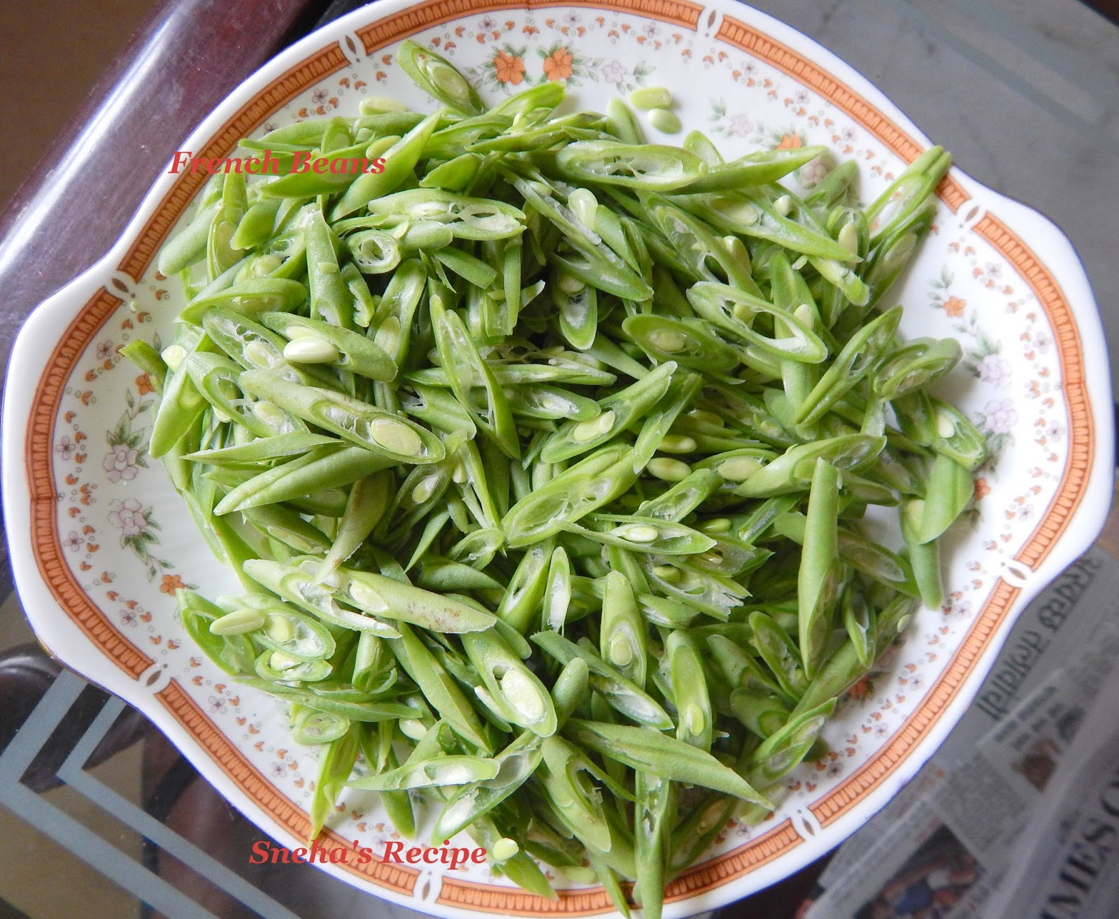 French Beans Foogath - Sneha's Recipe
