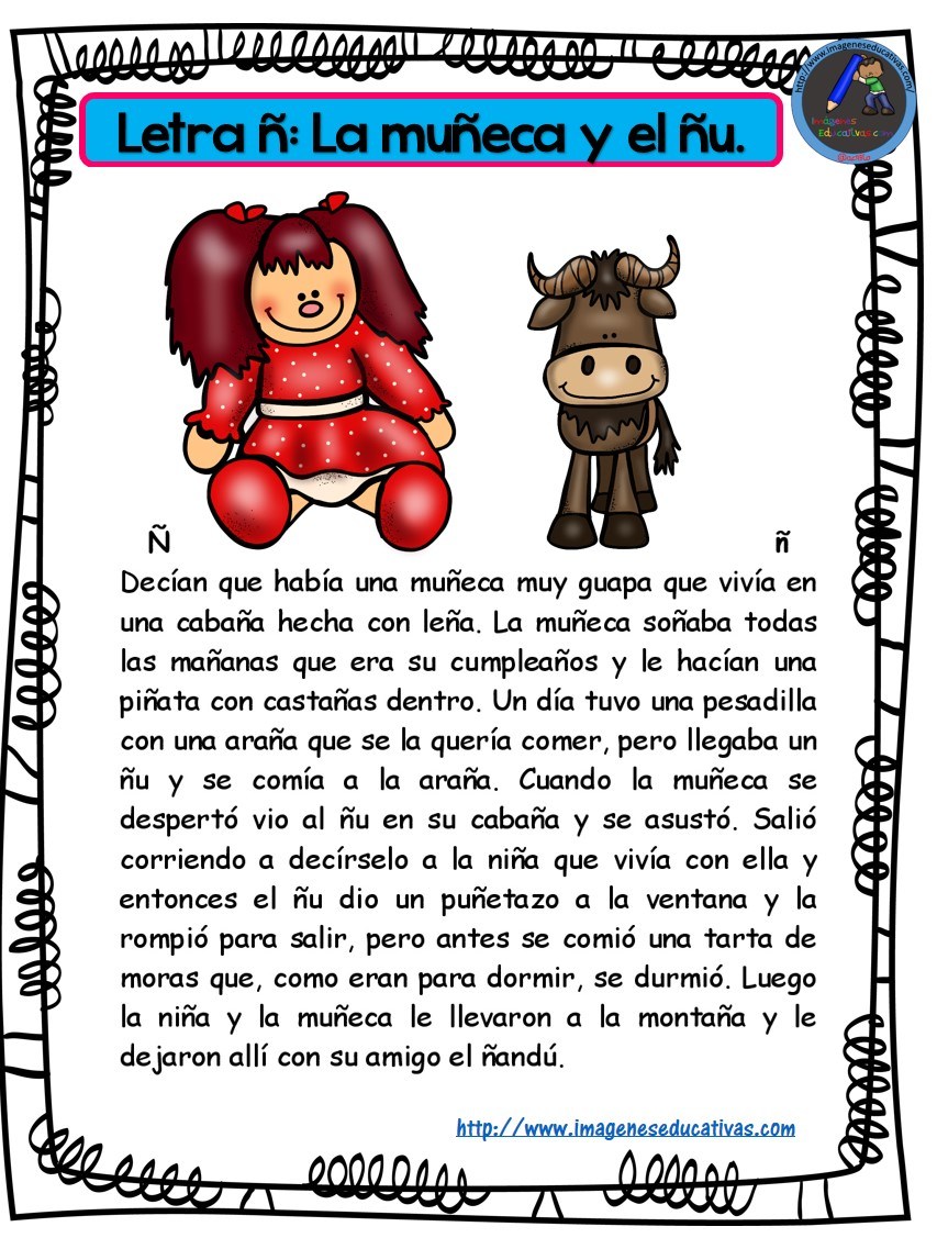 Cuento de las letra,M-N y Ñ.