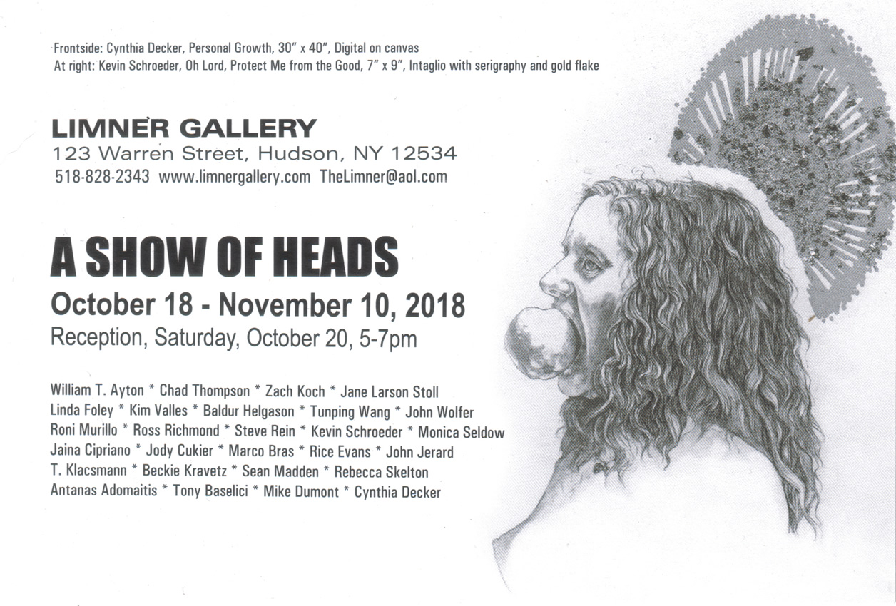 The William T. Ayton Art Menagerie: Show of Heads at the Limner Gallery ...
