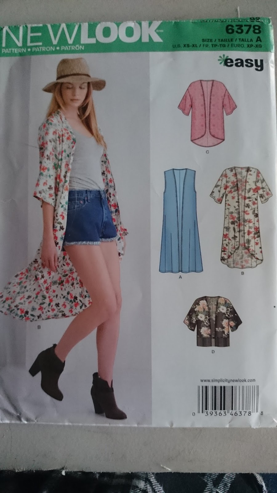 Mad for Materials: NewLook Pattern 6378 Review