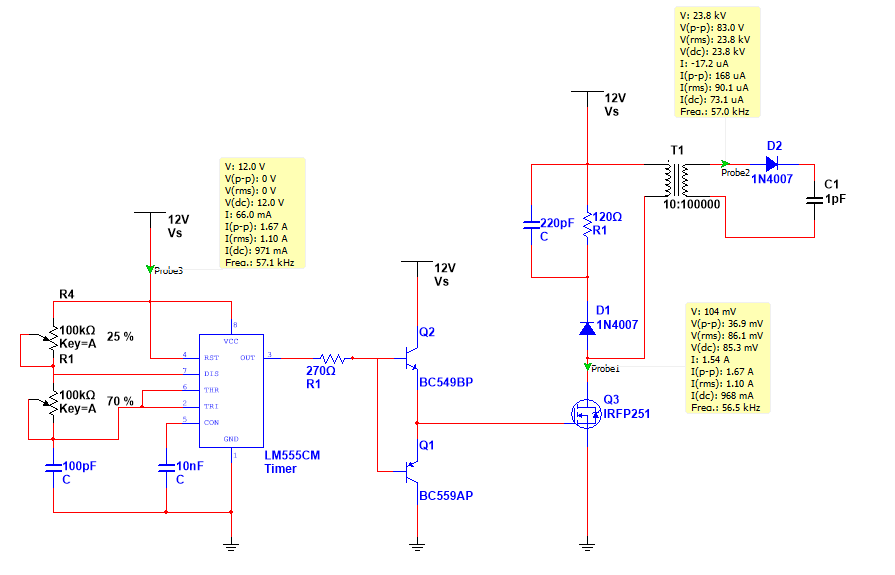 The Answer is 42!!: 555 Flyback Driver and Plasma Speaker Part IV