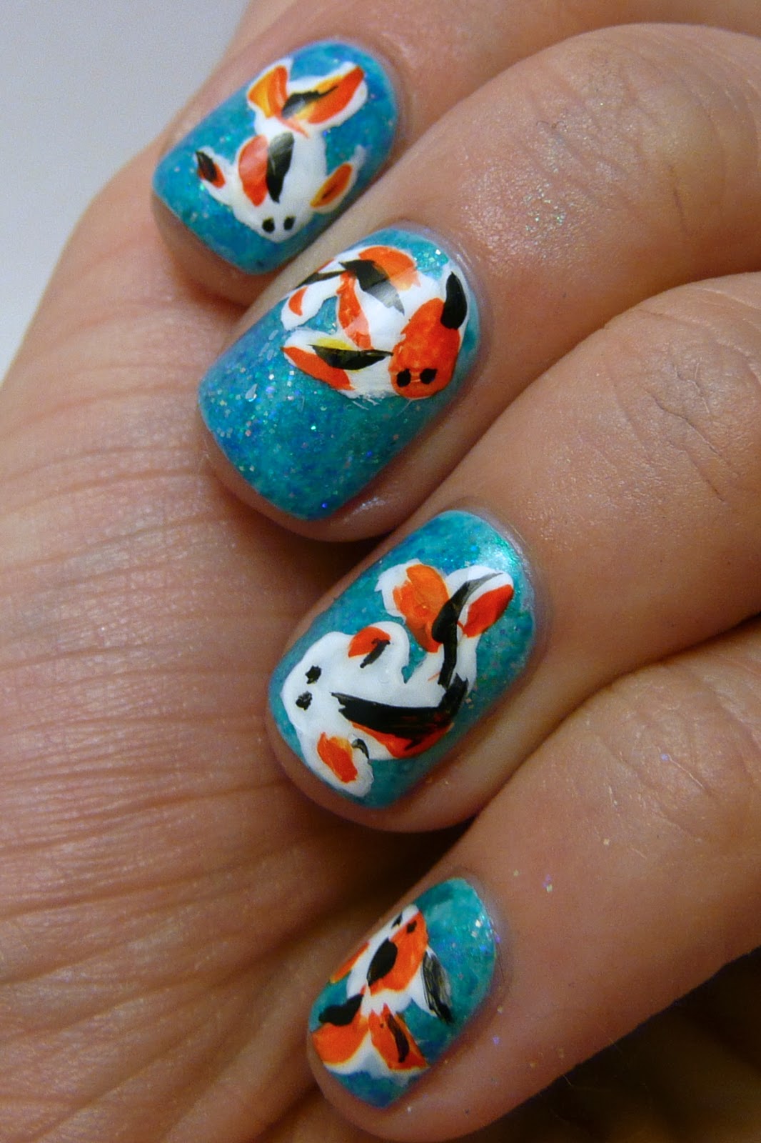 Casa de Polish: As Seen on Pinterest: Koi Goldfish Nails