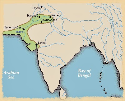 Mohenjo Daro Map