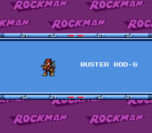 ROCKMAN MEGA WORLD BOSS 04.飛彈如意棒G（第一戰）(Buster Rod G 1st) - RMMH洛克人回憶之館