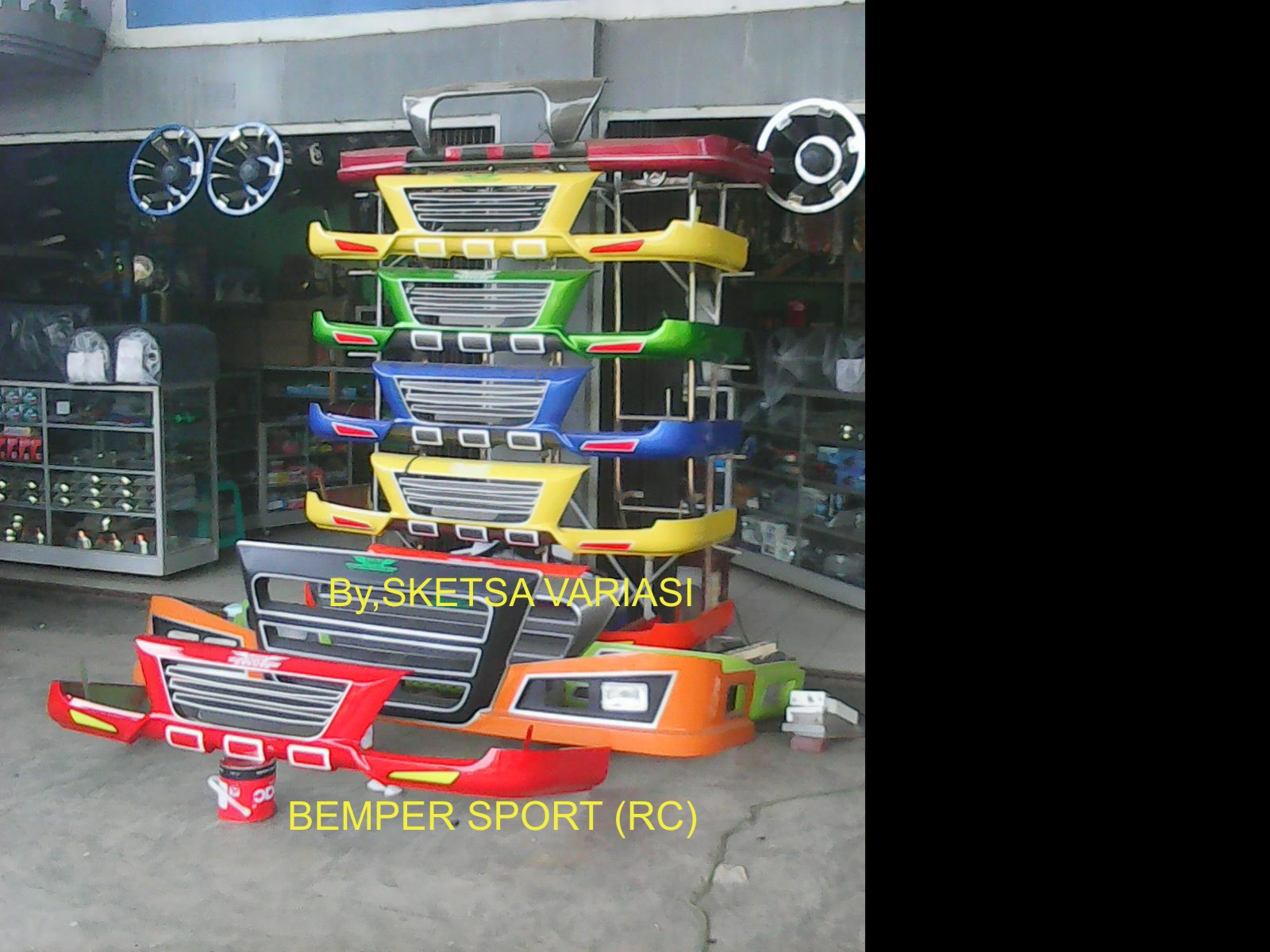 VARIASI MOBIL TRUCK SKETSA LAMPUNG..Menyediakan MAHKOTA/BADONG/BEMPER ...