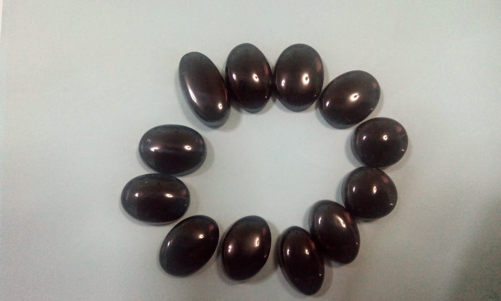 Batu Berzikir yameni agate: 160 ct, 12 Pcs Yemeni Natural Black Aqeeq ...