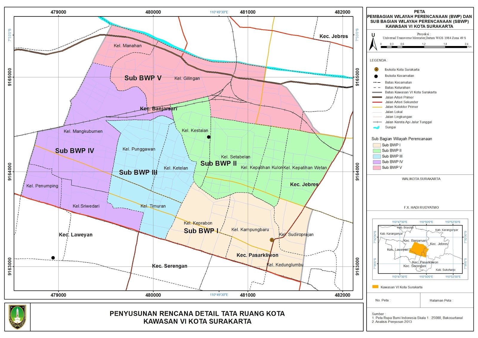 FLINS TOWN: PENYUSUNAN PROFIL BAGIAN WILAYAH PERENCANAAN (BWP) VI KOTA SURAKARTA