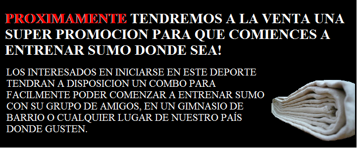 Sumo Amateur Argentino: PROMOCION