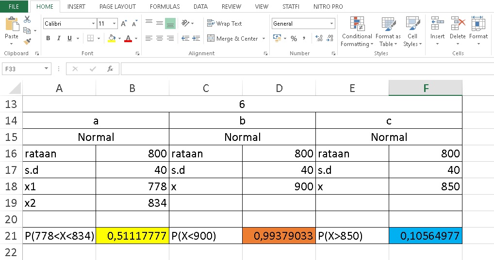 Tutorial : Cara Menghitung Peluang Distribusi Normal dan Eksponen ...