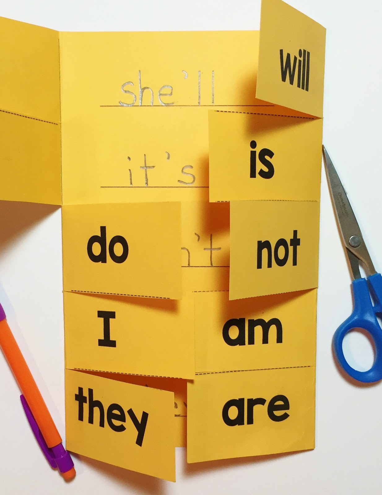 Contraction Action with a Thanksgiving Read Aloud - Primary Teachspiration