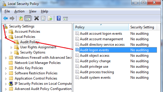 Event ID 4625 An account failed to log on