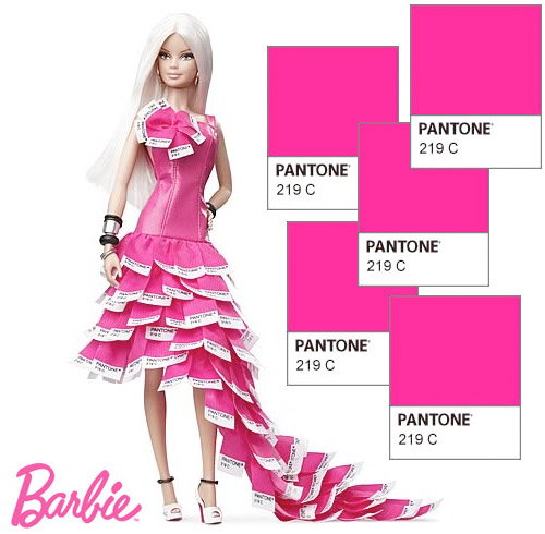 Plastic Dreams Dolls :: Barbie et miniatures: Pink In Pantone Barbie Doll
