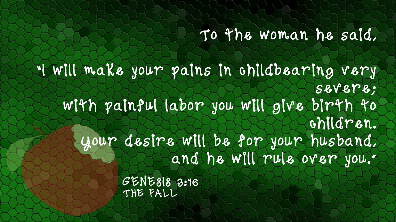 Genesis 3:16 The Fall