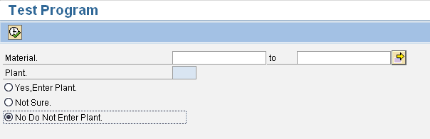 Sample Program On AT SELECTION-SCREEN OUTPUT - 1.