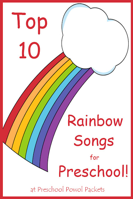 Top 10 Rainbow Preschool Songs | Preschool Powol Packets