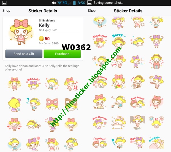 สติ๊กเกอร์ไลน์ ถูกที่สุด Line Sticker Shop: Line Sticker เด็กผู้หญิง ...