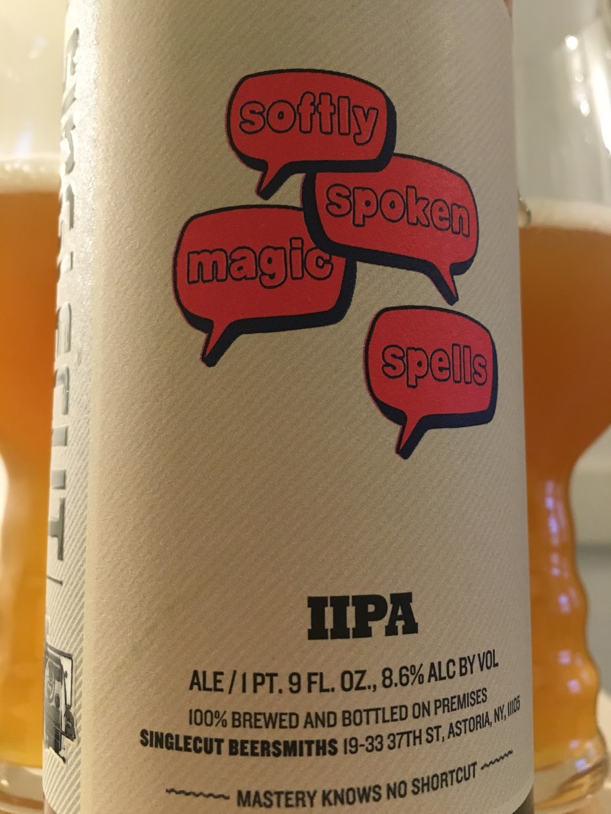 A Crafty Look: Beer Blog: Singlecut Beersmiths Softly Spoken Magic Spells