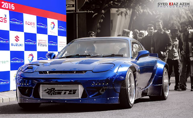 MODIFIED CARS OF PAKISTAN: Wide Body Mazda Rx-7 From Karachi