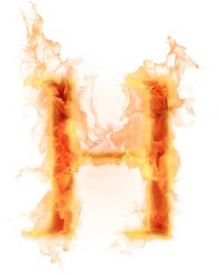 Blindada por Deus: Alfabeto fogo PNG